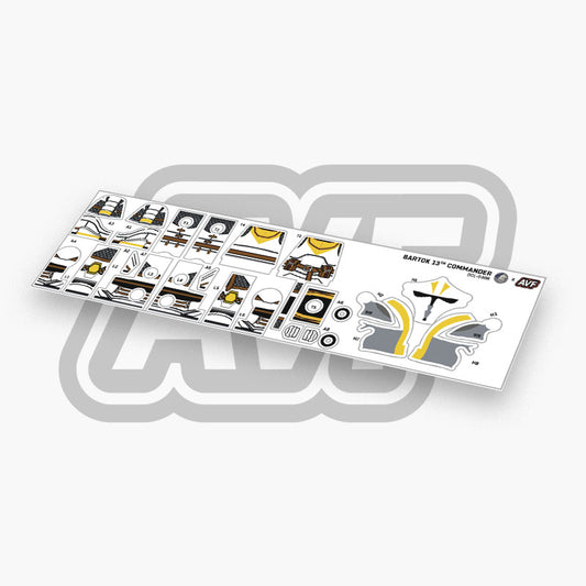 13th Battalion Commander Decals