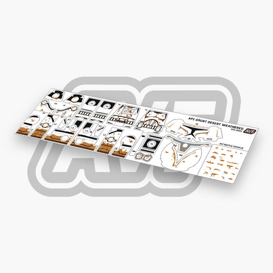 Clone Trooper Grunt Decals