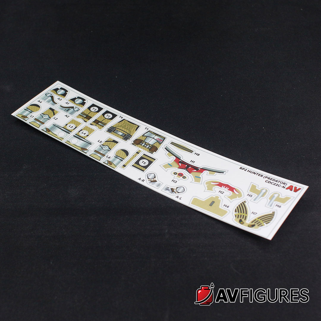 Predator Hunter Decals